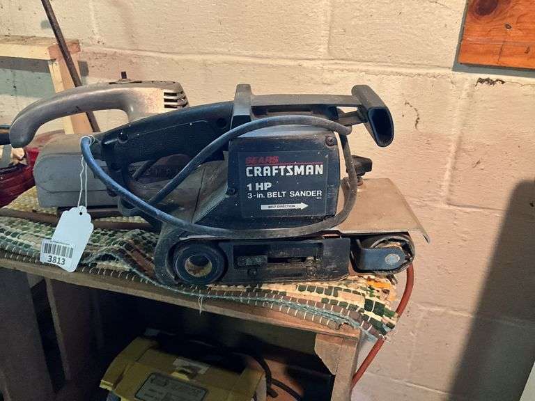 Two Craftsman belt sanders - Hurley Real Estate & Auctions