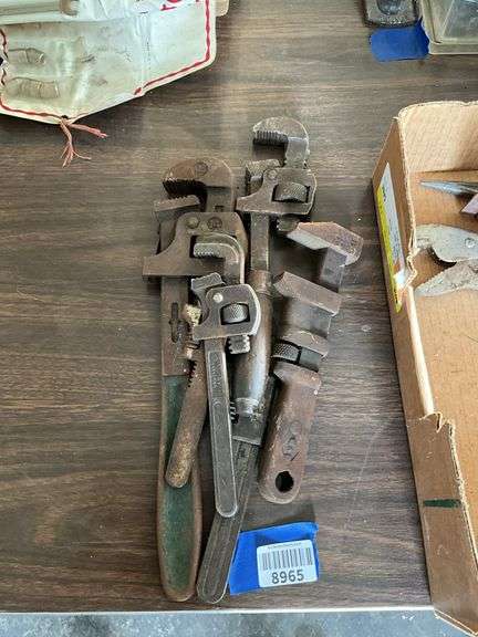 Pipe wrenches - Hurley Real Estate & Auctions