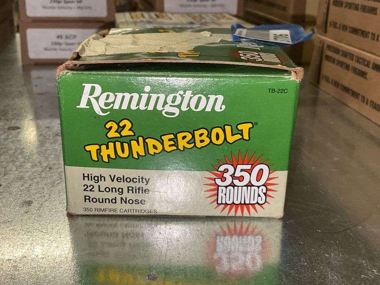 Remington 22 Thunderbolt 22 LR Ammunition - Hurley Real Estate & Auctions