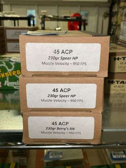 H-TAC 45 ACP HP Ammunition, By the piece take 3 - Hurley Real Estate ...