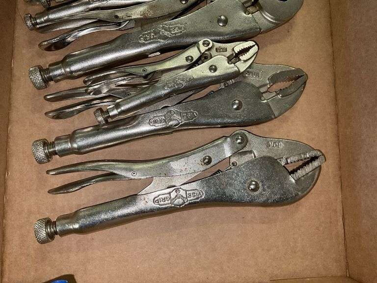 Large Lot of Vise Grips - Hurley Real Estate & Auctions