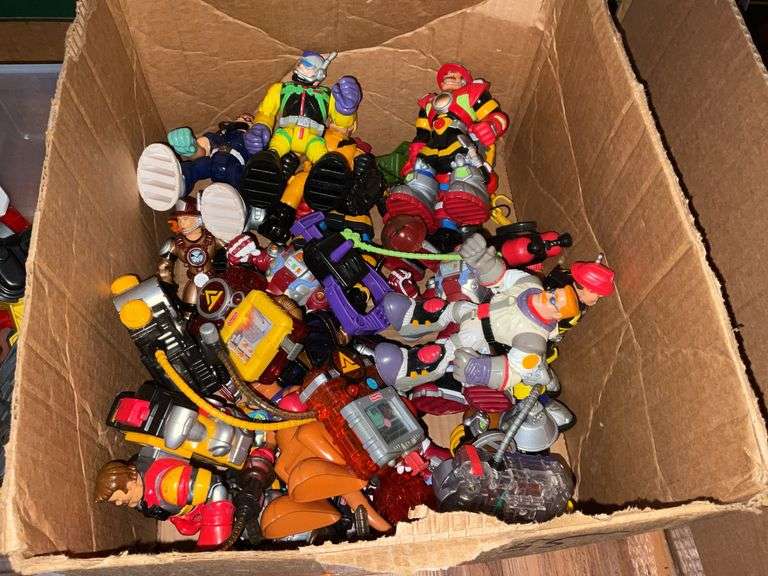 Fisher Price police car, Rescue Heroes first responder action figures ...