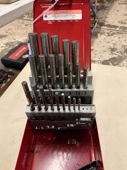 Snap-on DCB 125C H.S.S. Metric Drill Bit Set, see photos for missing ...
