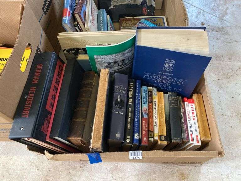 Box of books, see photos for details - Hurley Real Estate & Auctions