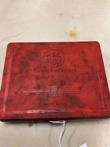 Mac Tools SE 10 Screw Extractors - Hurley Real Estate & Auctions