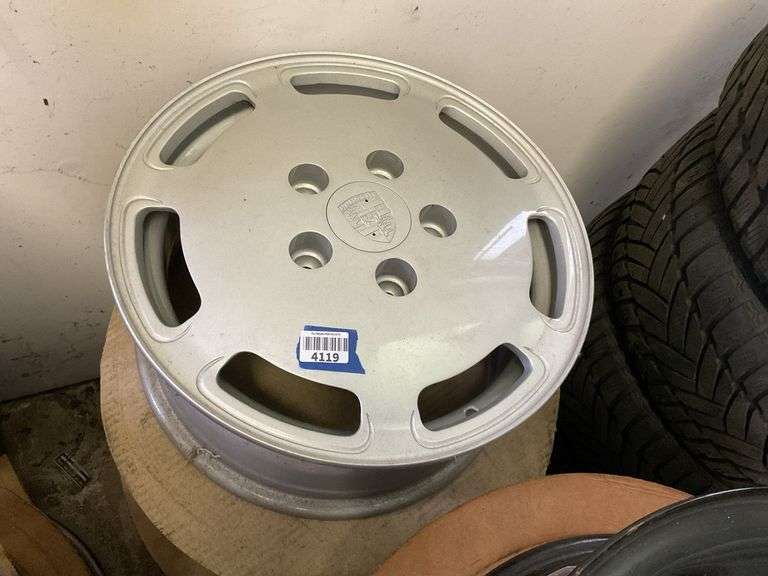 Four Porsche 5-Lug Rims - Hurley Real Estate & Auctions