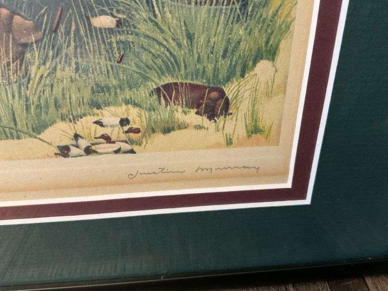 Justin Murray(1912-1987) print, At the Club, framed 14 X 11 - Hurley ...