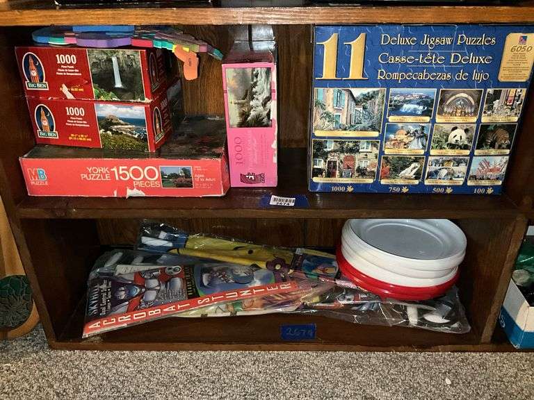 Contents of shelf: puzzles - Hurley Real Estate & Auctions