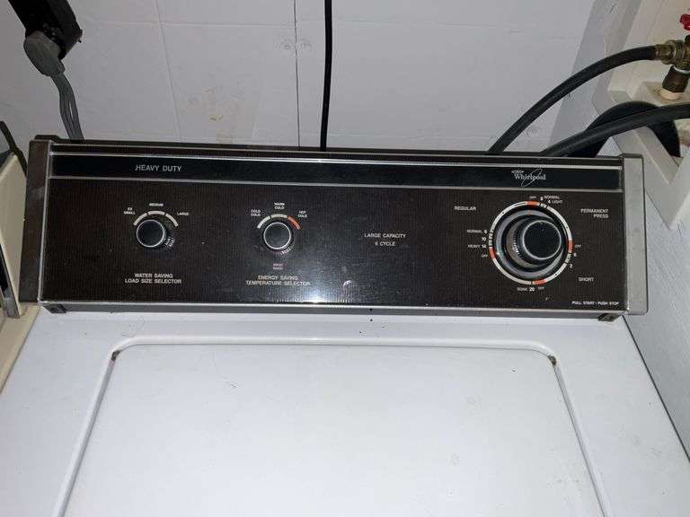 Whirlpool heavy duty washing machine - Hurley Real Estate & Auctions