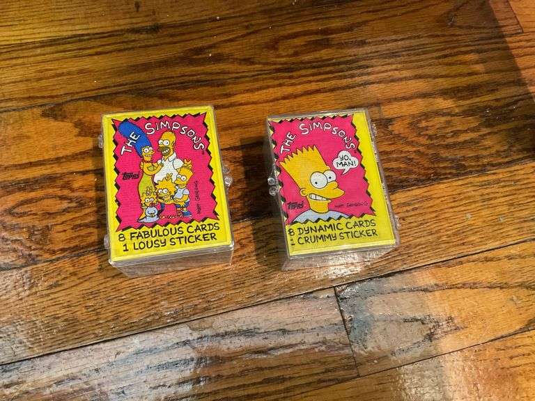 The Simpsons trading card sets - Hurley Real Estate & Auctions