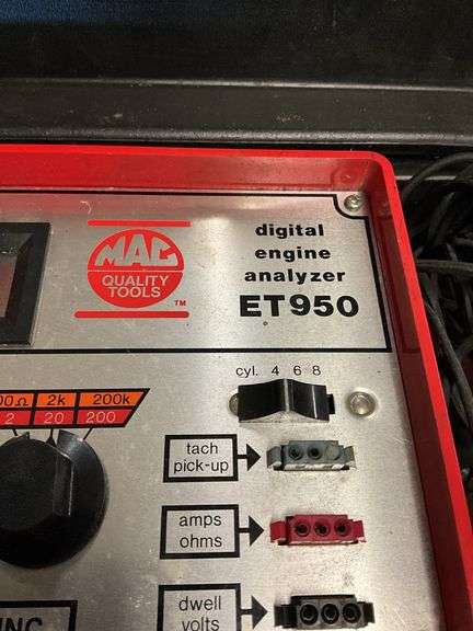 Mac Tools ET950 Digital Engine Analyzer - Hurley Real Estate & Auctions