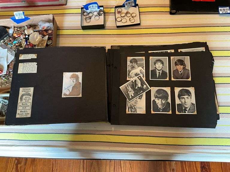 Vintage The Beatles scrapbook - Hurley Real Estate & Auctions