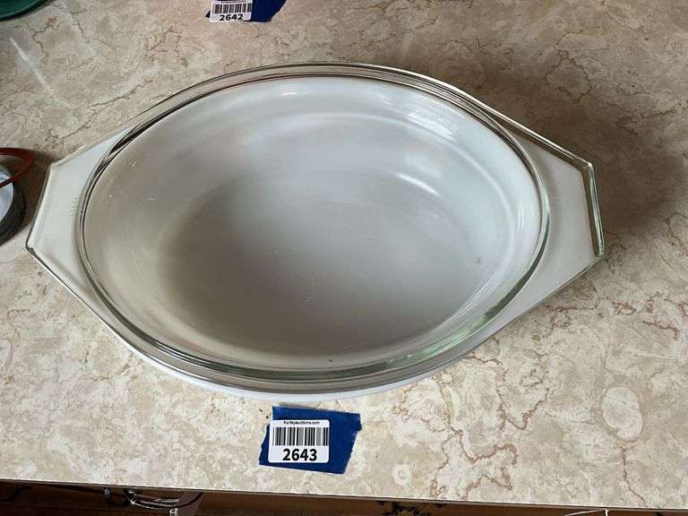 Vintage Pyrex Town and Country oval baking dish w/ lid - Hurley Real ...