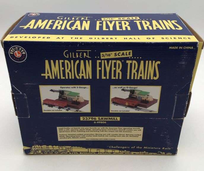 Gilbert American Flyer Lionel O-Gauge no. 23796 sawmill - Hurley Real ...