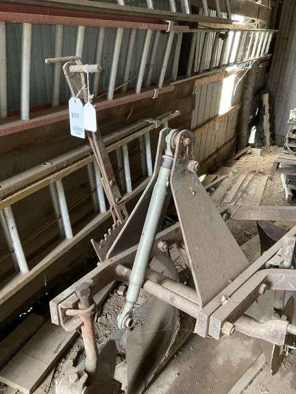 3 point hitch three bottom plow - Hurley Real Estate & Auctions