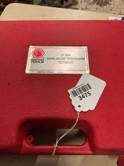 Matco Tools CT166K Super Deluxe Compression Testing Kit - Hurley Real ...