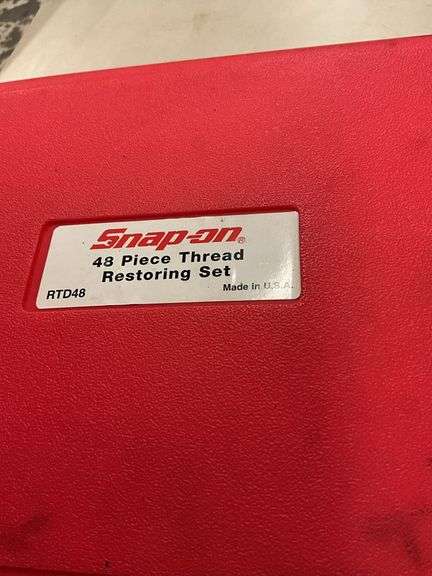 Snap-on RTD48 48 Piece Thread Restoring Set - Hurley Real Estate & Auctions