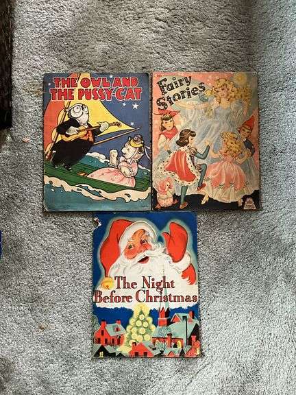 Vintage children’s books including: Little Black Sambo, Disney ...