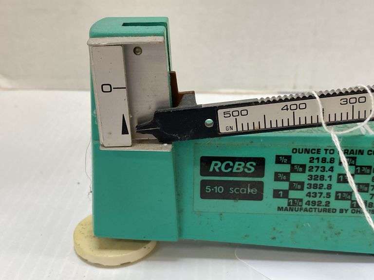 RCBS 5-10 powder scale - Hurley Real Estate & Auctions