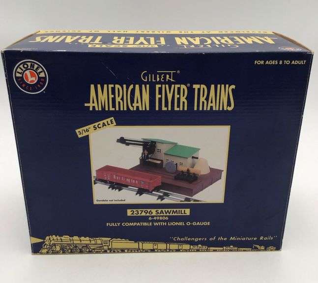Gilbert American Flyer Lionel O-Gauge 23796 sawmill in box - Hurley ...