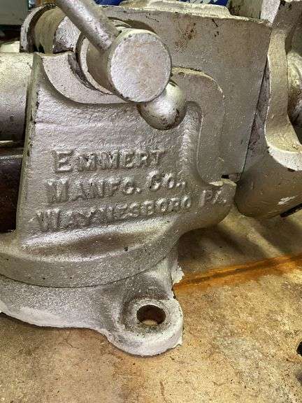 EMMERT MFG CO./ WAYNESBORO PA bench vise - Hurley Real Estate & Auctions