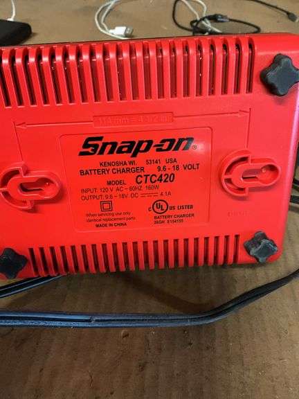 Snap on 3/8 Impact Wrench, 14.4 Volt with batteries and charger ...