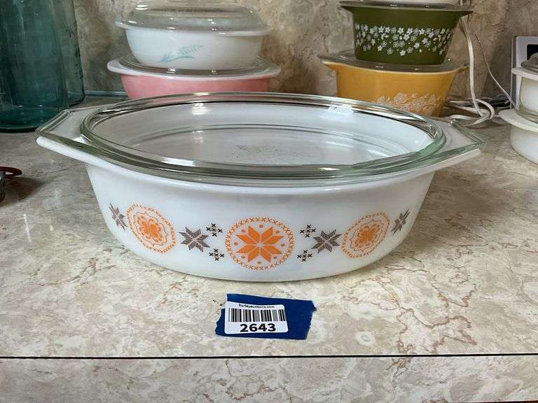 Vintage Pyrex Town and Country oval baking dish w/ lid - Hurley Real ...