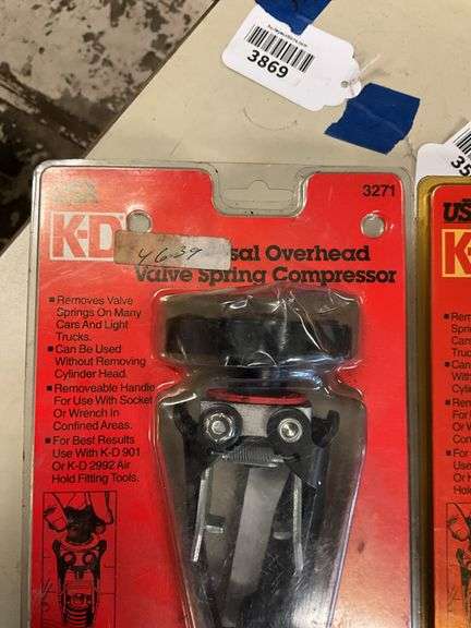 (2) K-D Universal Overhead Valve Spring Compressor and K-D Steering ...