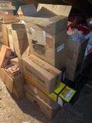 Large lot of empty boxes - Hurley Real Estate & Auctions