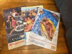 Vintage Snap-On tools pin-up calendars - Hurley Real Estate & Auctions