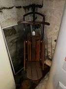 Vintage wooden snow sled w/ side rails and back - Hurley Real Estate ...