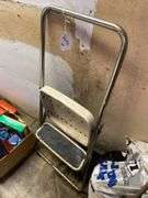 Pole pruner, screen door, bungee cords, folding step stool - Hurley ...