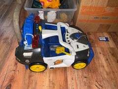 Fisher Price police car, Rescue Heroes first responder action figures ...