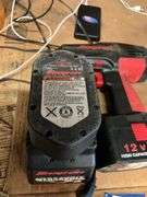 Snap on CT350 12V cordless 1/2 impact wrench, batteries and charger ...