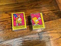 The Simpsons trading card sets - Hurley Real Estate & Auctions