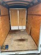 Danzer Morrison utility trailer no wheels 8 ft x 5 ft x 6 ft 5 in, no ...