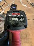 Snap on CT350 12V cordless 1/2 impact wrench, batteries and charger ...