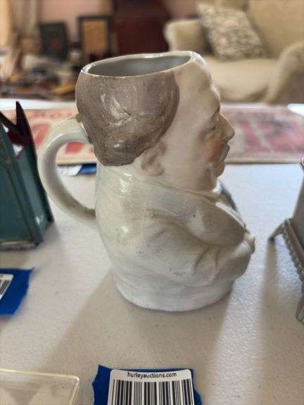 President Taft figural china toby mug - Hurley Real Estate & Auctions