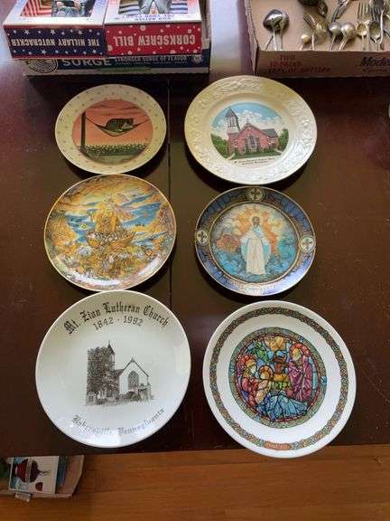 Six collector plates - Hurley Real Estate & Auctions