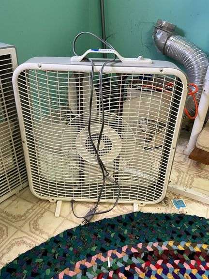 Two box fans - Hurley Real Estate & Auctions