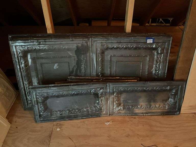 Pressed tin panels - Hurley Real Estate & Auctions