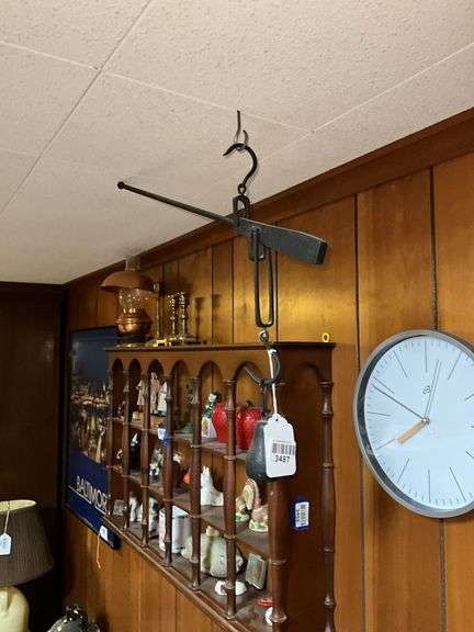 Hanging steelyard scale - Hurley Real Estate & Auctions
