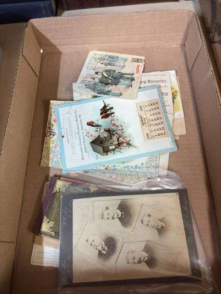 Victorian trade cards, cabinet photo - Hurley Real Estate & Auctions
