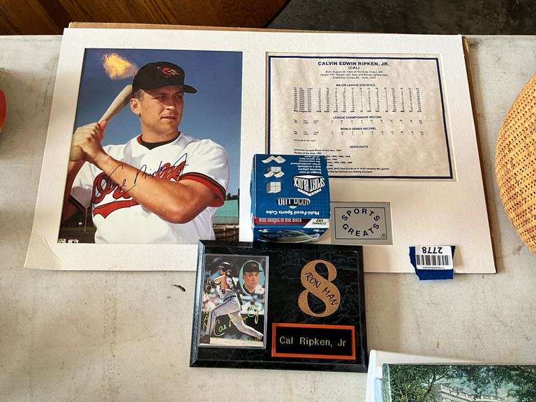Cal Ripken Jr Orioles baseball photo, card plaque, sport block cube ...