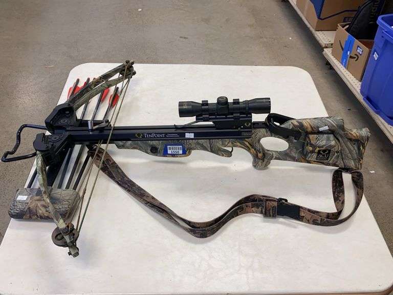 ACU Draw TenPoint crossbow w/ scope, and arrows - Hurley Real Estate ...