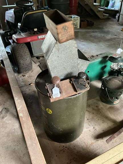 Survival drum, wooden cheese box, door box locks, misc - Hurley Real ...