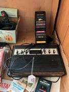 Vintage Sears Atari video game console, games, and pamphlets - Hurley ...