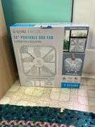 Box fan in box - Hurley Real Estate & Auctions