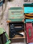 Staple gun, staples, bits, punch tool kit - Hurley Real Estate & Auctions