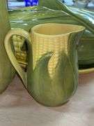 Shawnee Corn King pottery: covered dish, pitcher, creamer, bowl, salt ...